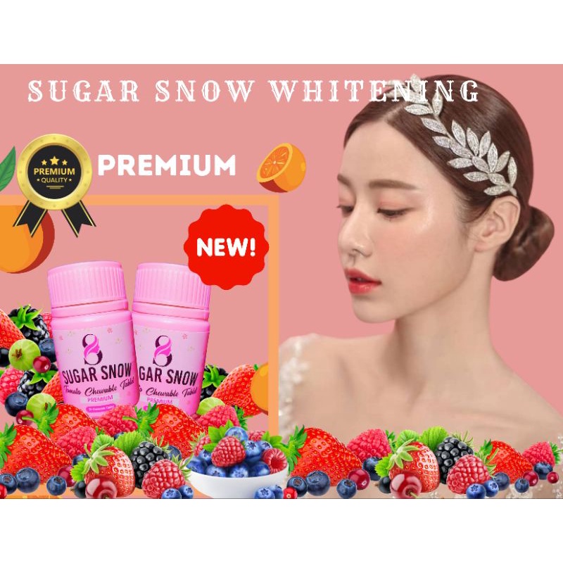 Sugar Snow Whitening Skin And Body 30 Tablets | Shopee Malaysia