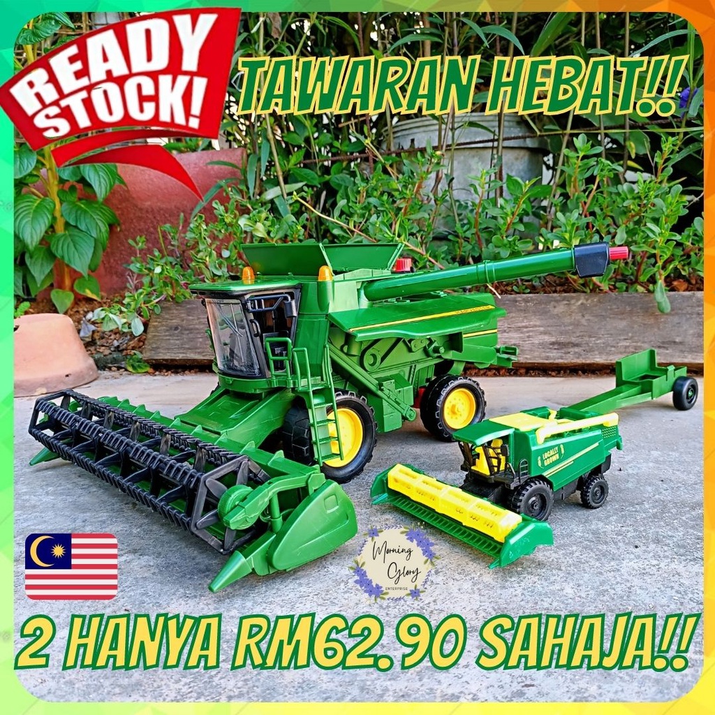TAWARAN HEBAT!! Mainan Mesin Padi Besar Farm Tractor (Ready stock ...