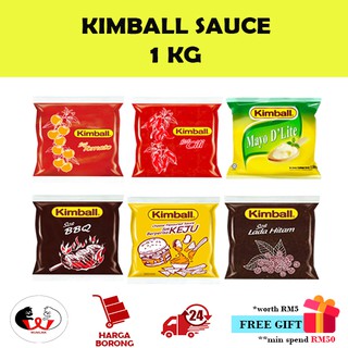 KIMBALL Sos/Assorted Sauce Refill Pack Sauce [1KG] (Cheese / Tomato ...