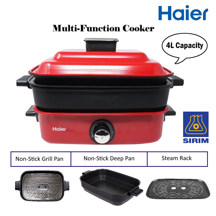 Haier 4L Multi-Function Cooker HA-MFC01 SIRIM | suitable for BBQ ...