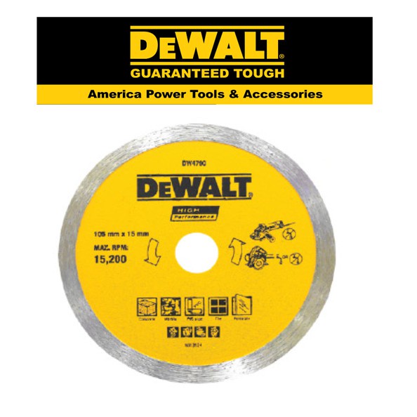 DEWALT DW4790 - DIAMOND BLADE TILE disc cutter | Shopee Malaysia