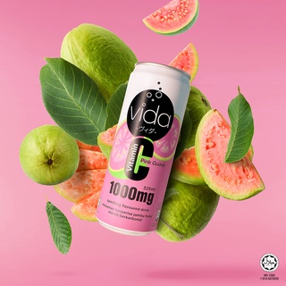VIDA Vitamin C Sparkling Drink Pink Guava 325ml | Shopee Malaysia