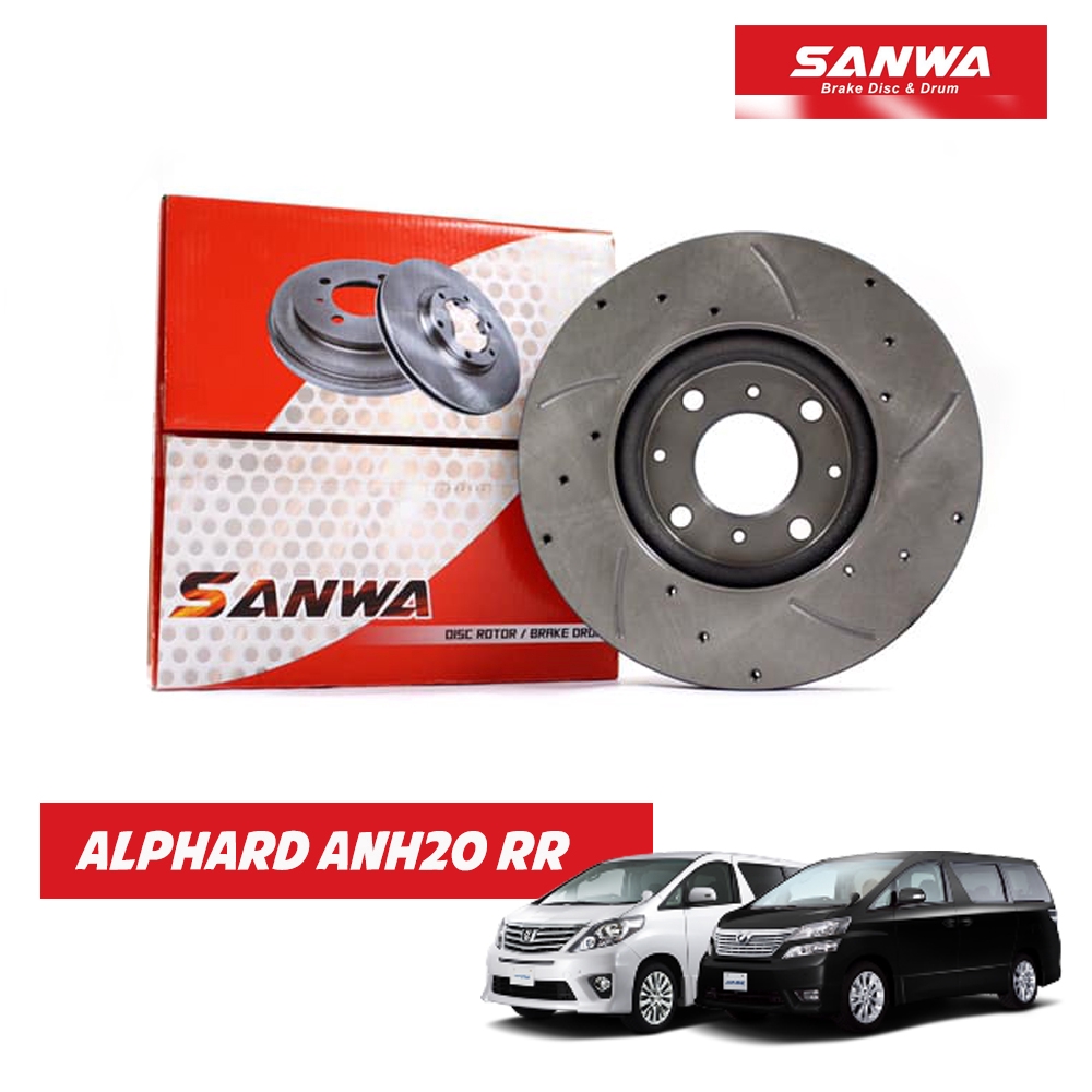 Toyota Alphard/Vellfire ANH20-SANWA Sport Disc Rotor-Rear | Shopee Malaysia