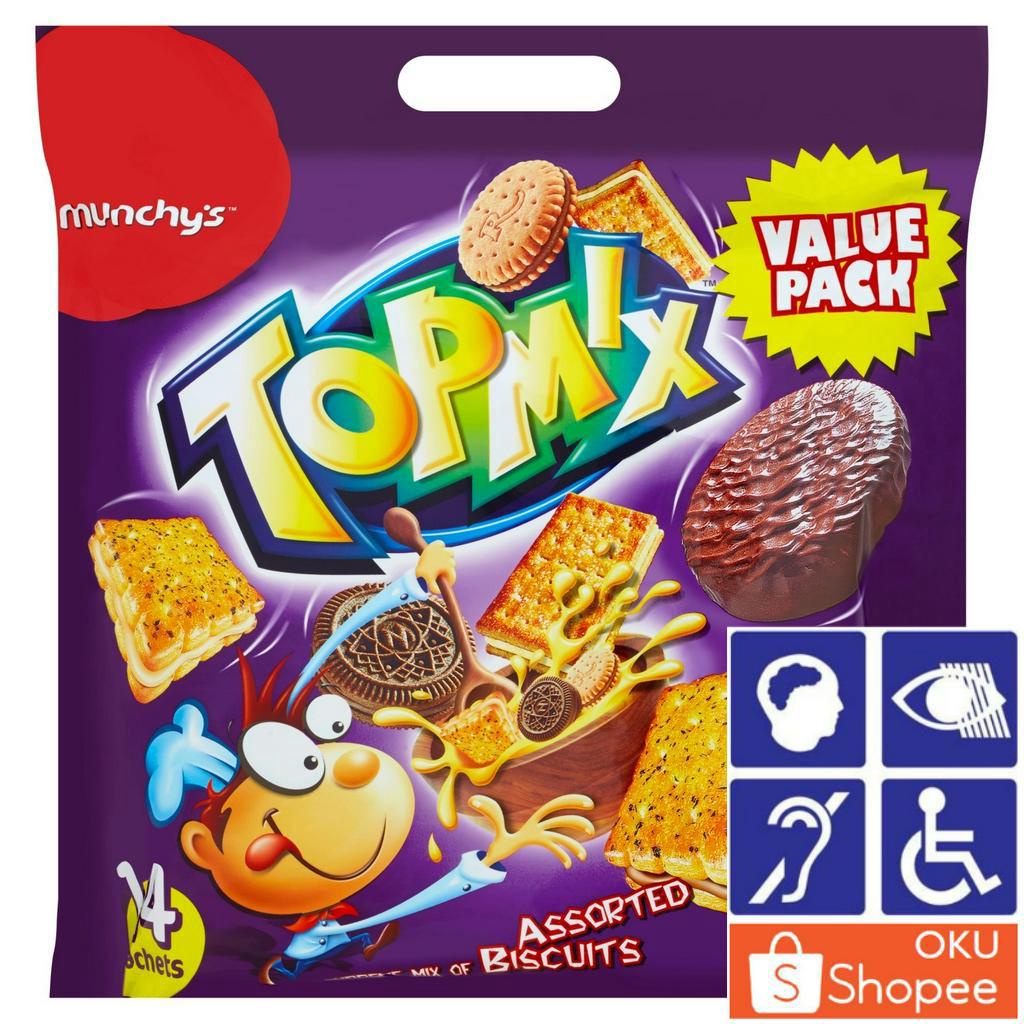 Munchy's Topmix Supreme Mix of Assorted Biscuits 14 Sachets 500g ...