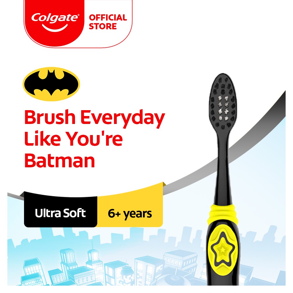 Colgate Kids Batman Smiles Toothbrush 6+ Years | Shopee Malaysia