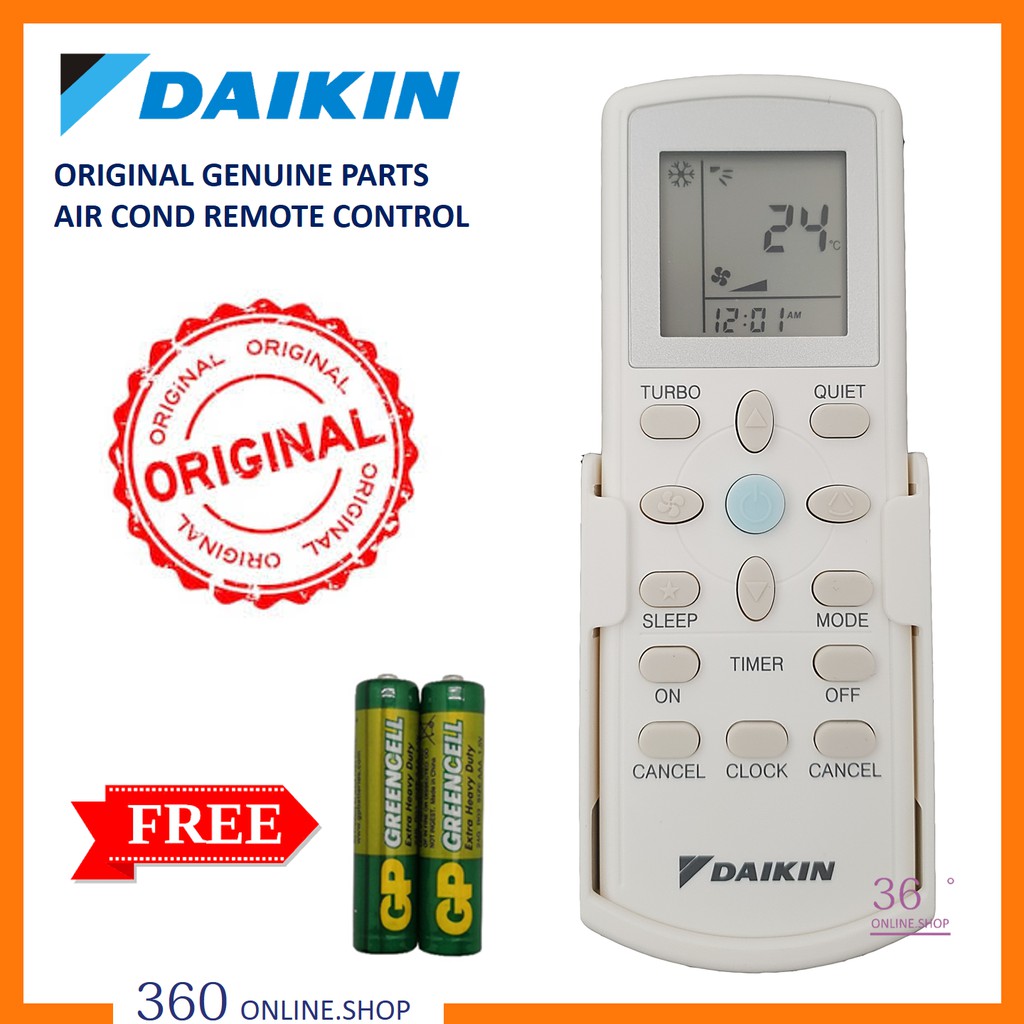 Daikin Genuie Part Aircond Air Cond Air Conditioner Remote Control ...