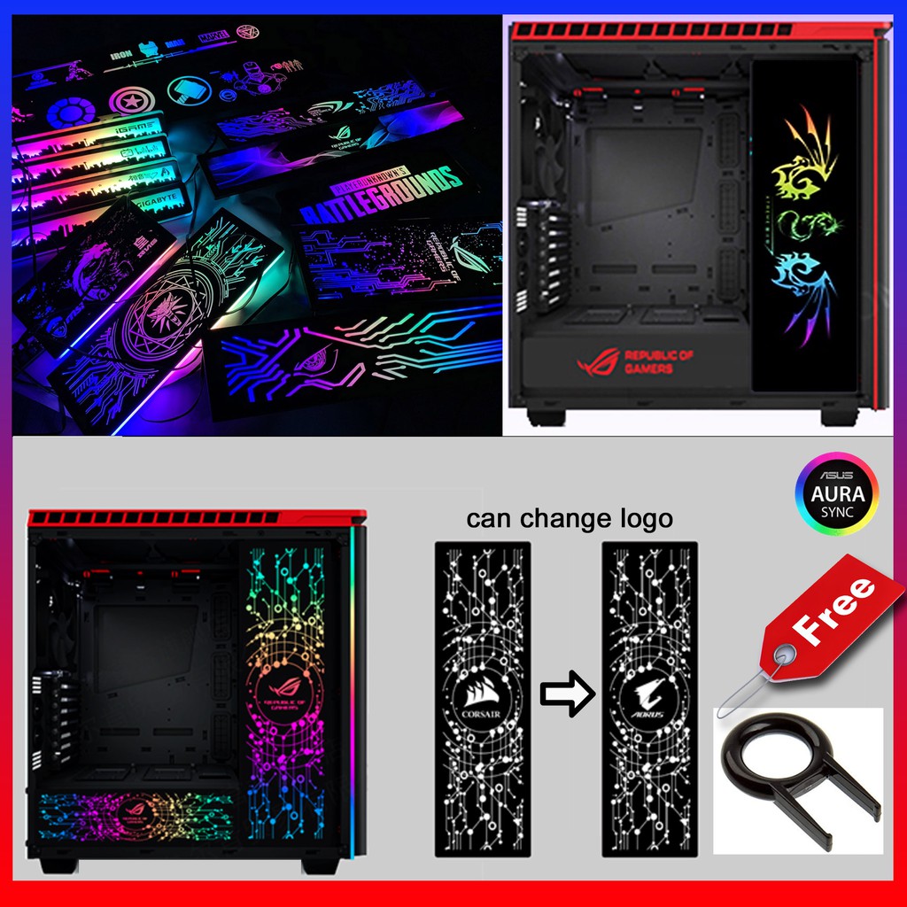 Custom made CPU gpu deco Light Board 5V Digital RGB (3 pin) support ...