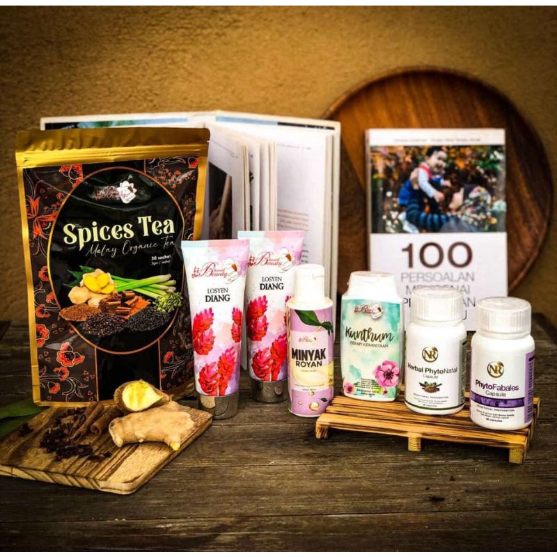 SET BERSALIN PANTANG MIX LENGKAP BLESSED BEAUTY/ CONFINEMENT SET NR ...