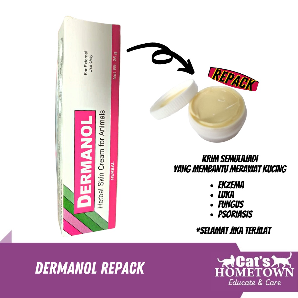 Dermanol | Krim Sakit Kulit Repack | Shopee Malaysia