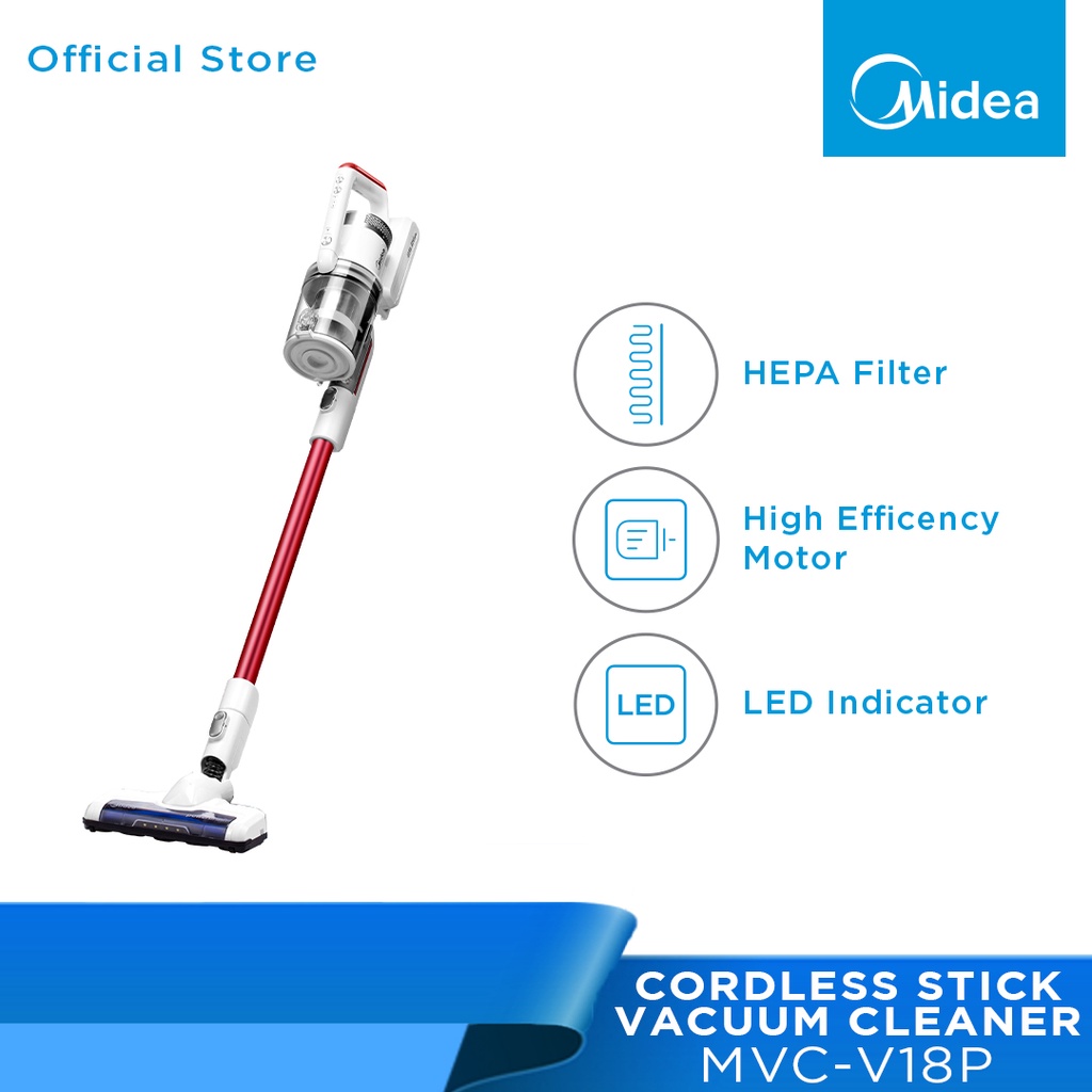Midea MVC-V18P 2 In 1 Cordless Vacuum Cleaner | Shopee Malaysia