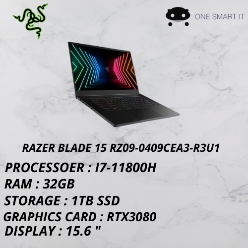 RAZER BALDE 15 I7-11800H 32GB 1TB RTX3080 GAMING LAPTOP | Shopee Malaysia