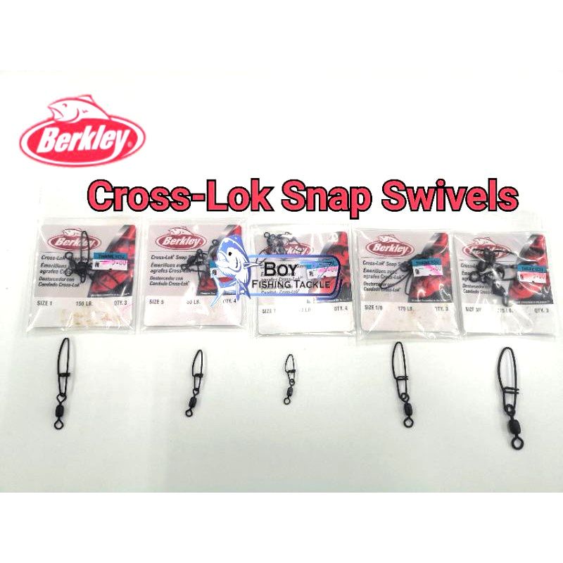Berkley Cross-Lok Snap Swivels | Shopee Malaysia