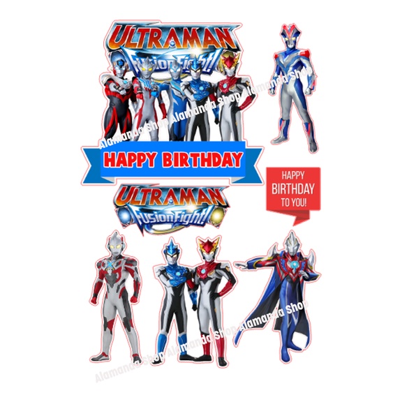 ULTRAMAN TOPPER CAKE 01 | Shopee Malaysia