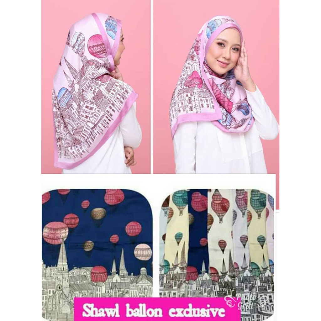 Shawl Balloon Bubble Silk | Shopee Malaysia