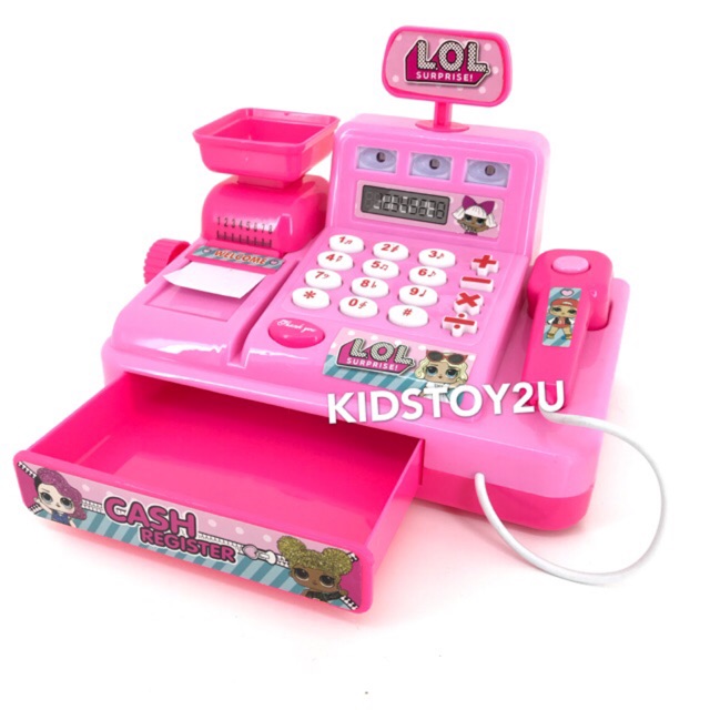 Cash Register Kids Toy Cashier Set Pretend Toys Supermarket Toys ...
