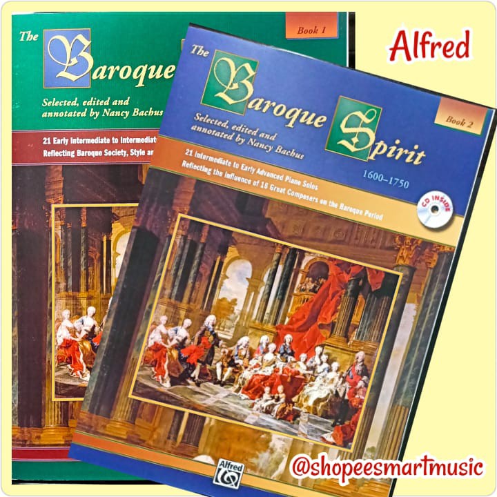 Alfred's Basic The Barouque Spirit Book 1 / Book 2 (with CD) | Shopee ...