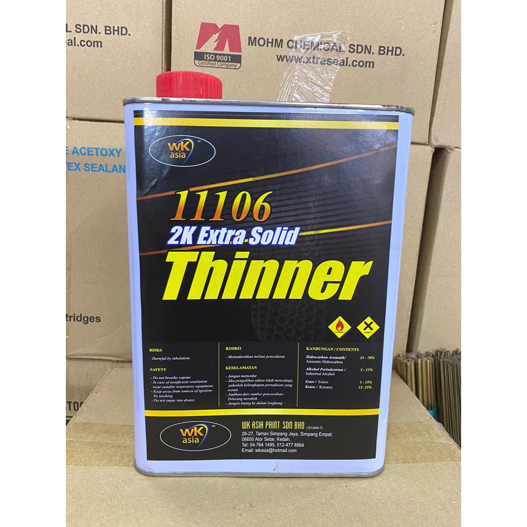 3L 2K EXTRA SOLID SLOW THINNER FOR MOTOR/CAR PAINT (LOWEST PRICE ...