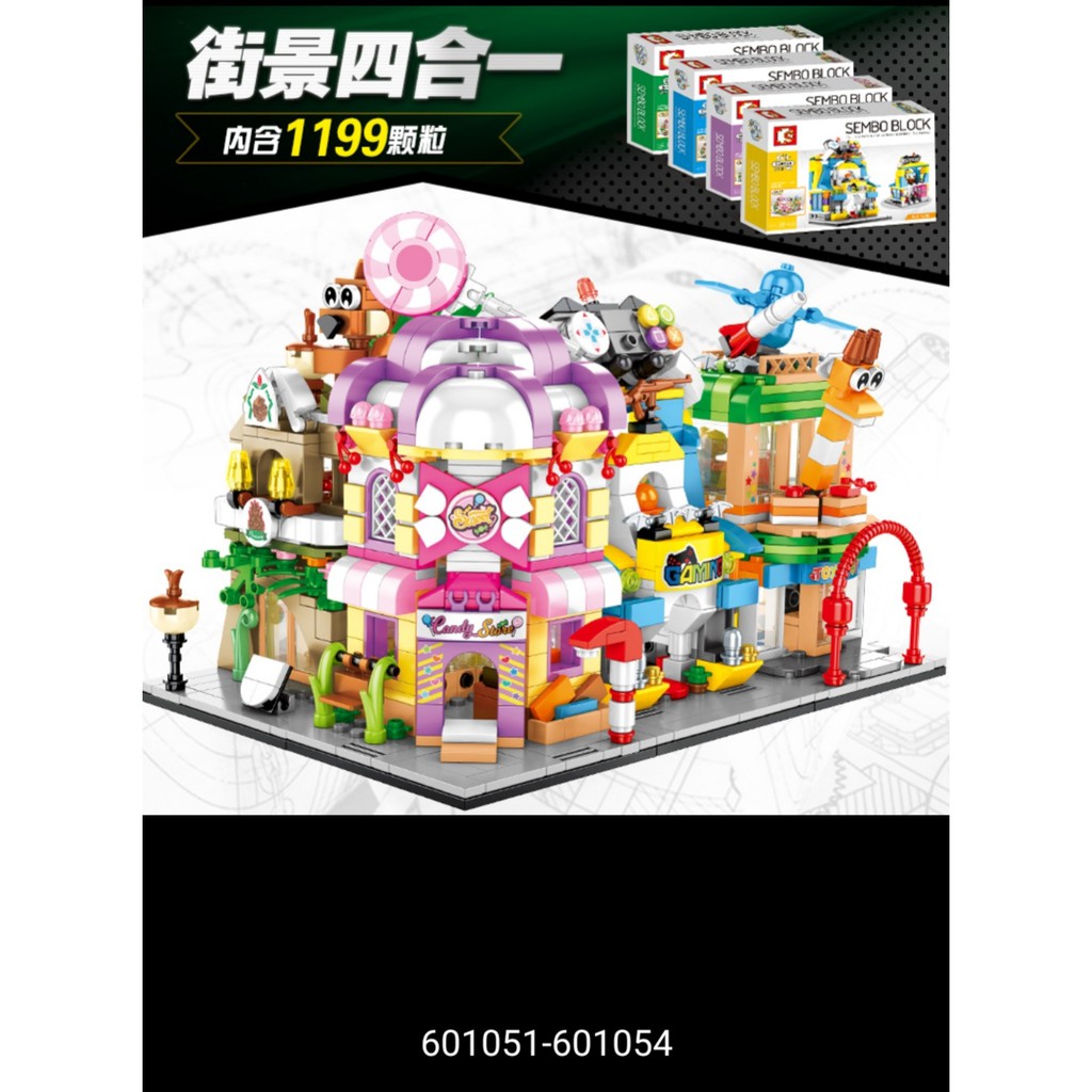 SEMBO BUILDING BLOCKS (Available in 1 model or whole set) | Shopee Malaysia
