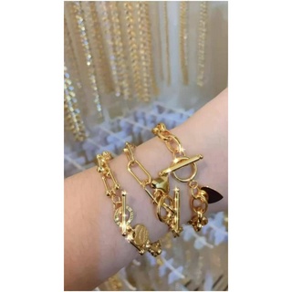 RANTAI TANGAN HARDWARE / PAPER CLIP/ CANDY LOVE COP 916 ( Emas bangkok ...