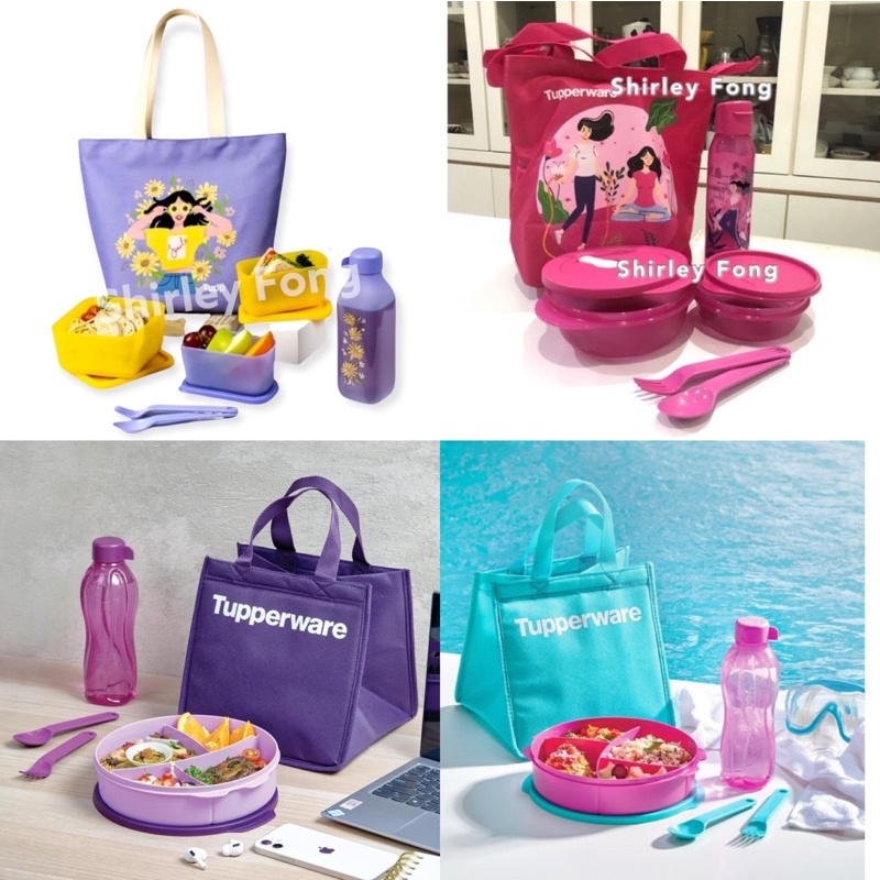 Tupperware Cosmo Lady / Ms Sporty / Fit to Go Lunch Set | Shopee Malaysia