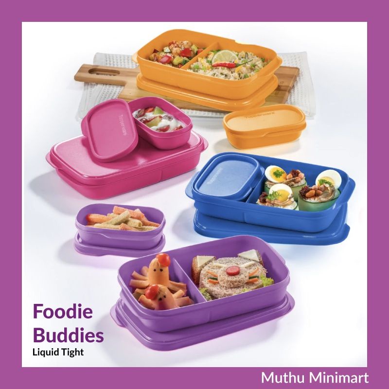 Tupperware Foodie Buddies Bekal Food Storage Bekas Makanan | Shopee ...
