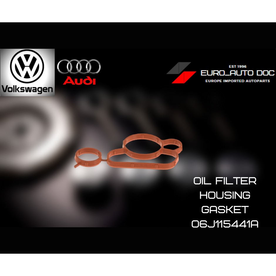 (100%ORI)OIL FILTER HOUSING GASKET (A3 A4 TT GTI JETTA PASSAT 2.0T ...