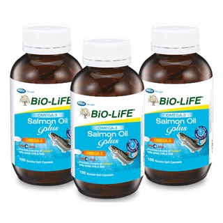 Bio-Life Omega-3 Salmon Oil Plus (30 Capsules / 2 X 30 Capsules / 100 ...