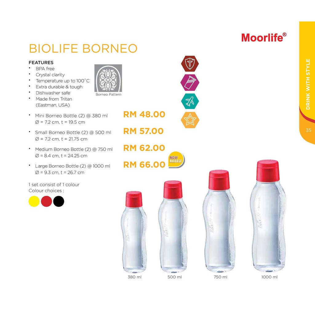 Biolife Borneo Bottle by Moorlife (2pcs) | Shopee Malaysia