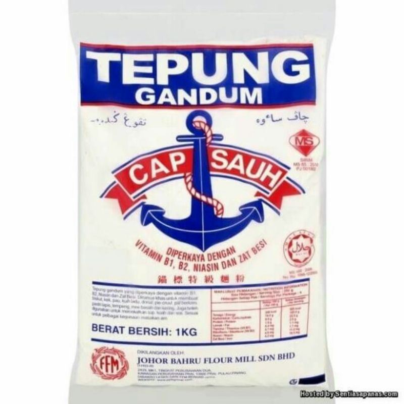 [🇲🇾Ready stock ]Tepung Gandum Cap Sauh (Wheat Flour) 1KG | Shopee Malaysia