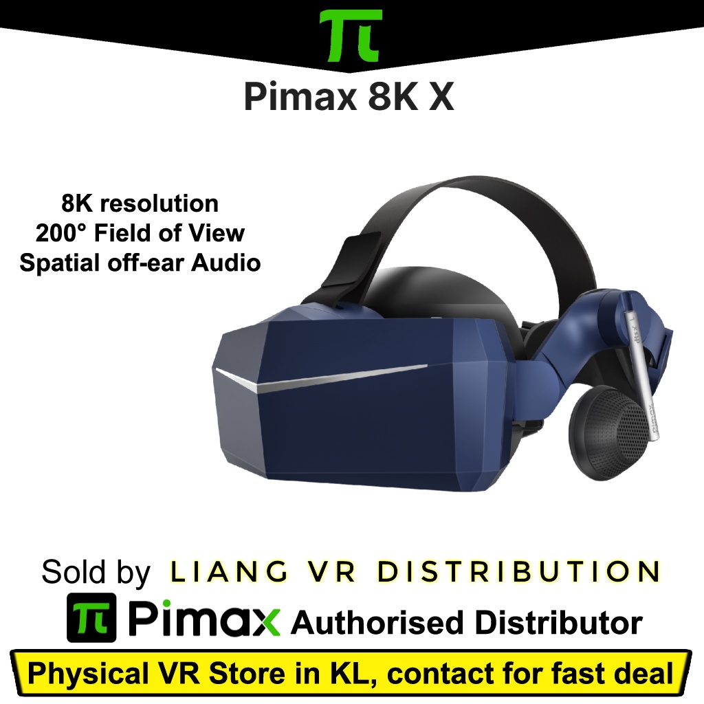 Pimax 8K X DMAS VR Headset | Bundle with Valve Index Controller ...