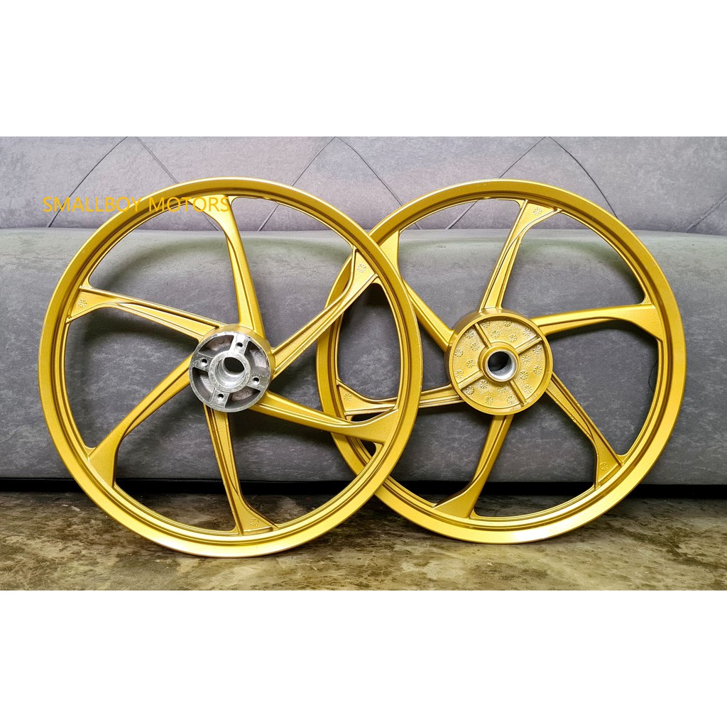 MODENAS CT100 CT110 KRISTAR DISK SPORT RIM 17 GOLD 6 BATANG DISC CT 100 ...