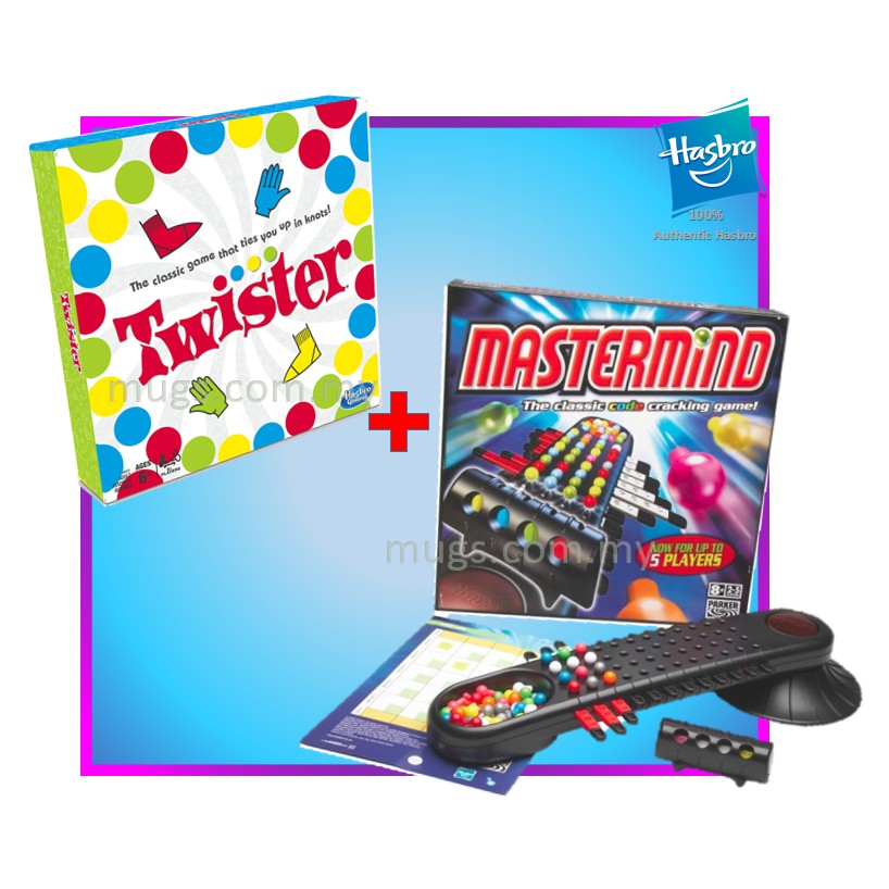 Original! RM188 Hasbro Mastermind & Twister Strategy Color Code Break ...