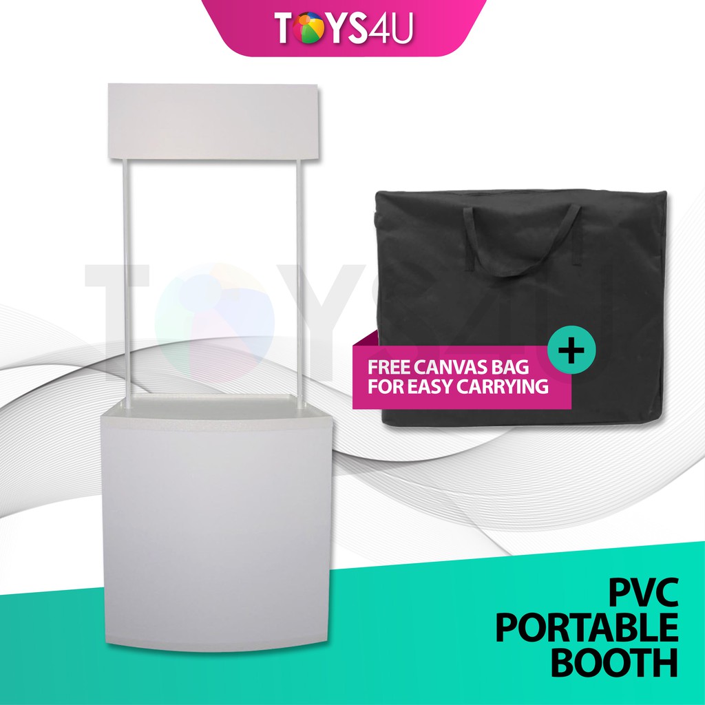 PVC Portable Booth, Fold-able PVC Promotion Table Display Counter ...