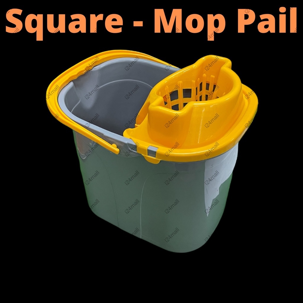 Jooly Plastic Mop Bucket With Wheel / Mop Pail With Wheels / Bekas ...