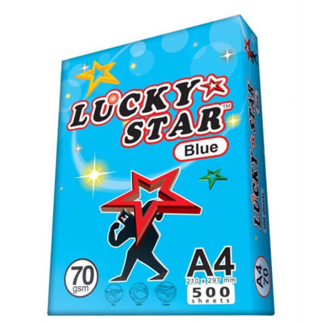 Lucky Star A4 Copier White Colour Paper 70gsm (500 Sheets) | Shopee Malaysia