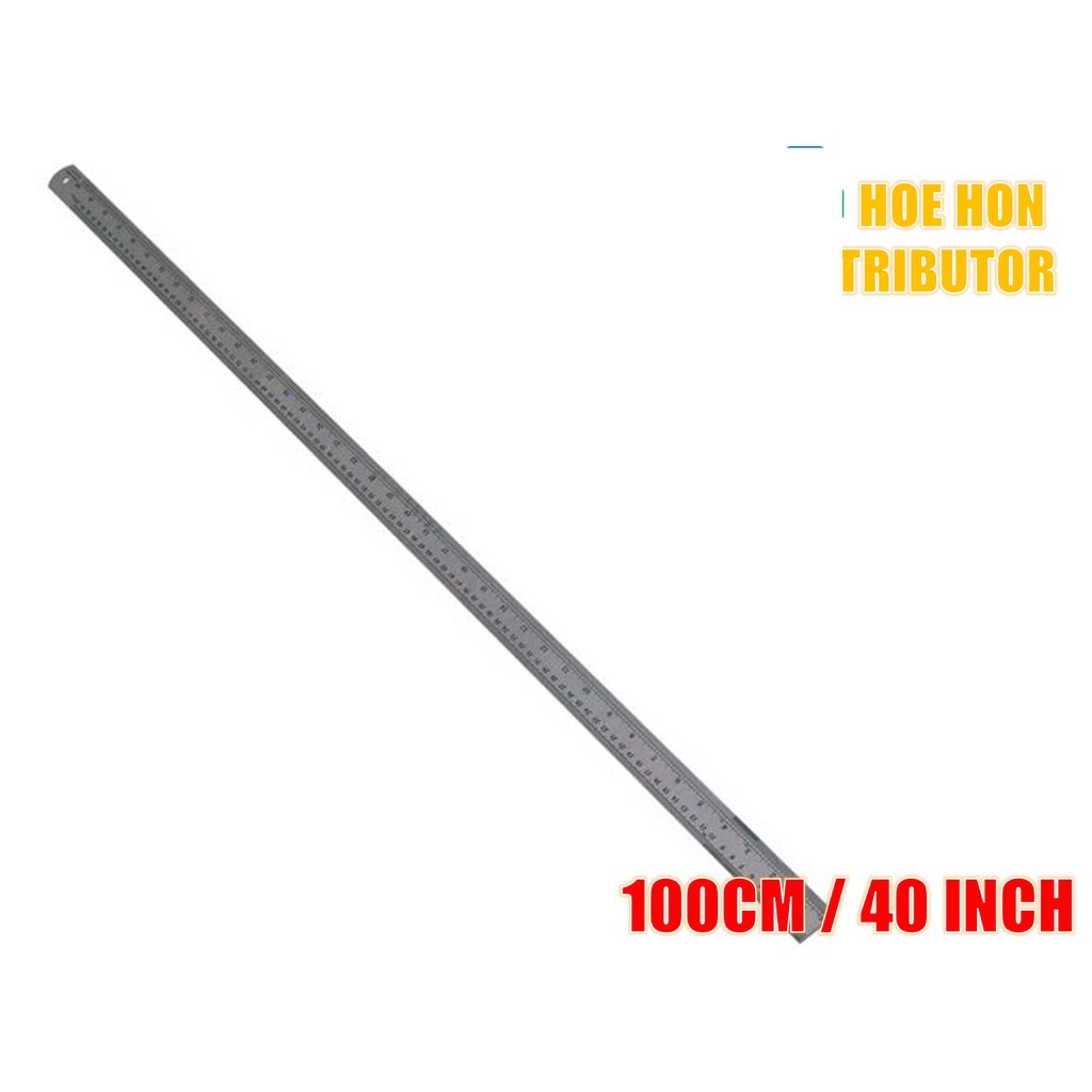 Stainless Steel Ruler / Pembaris Besi Keluli Tahan Karat 1 meter ...