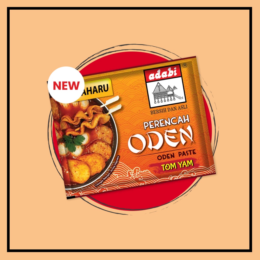 Oden Paste Tom Yam ADABI BRAND 120G | Shopee Malaysia