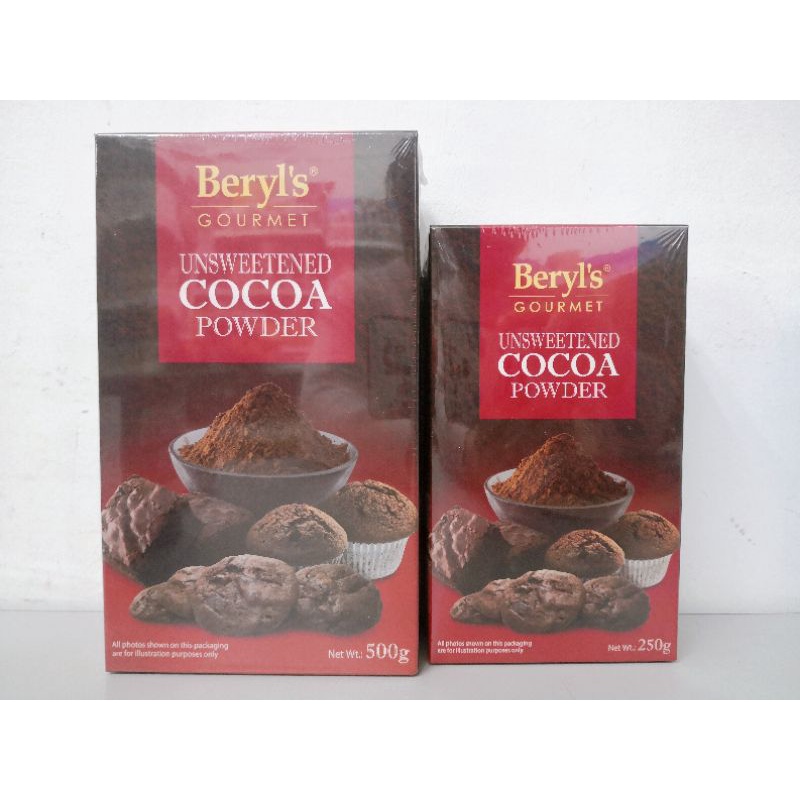 Beryls unsweetened cocoa powder 250g/500g | Shopee Malaysia