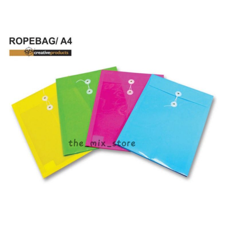 A4 / F4 Envelope Pocket File With Button and String Tie Closure (Ready ...