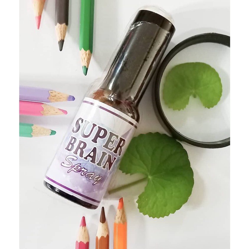 SUPER BRAIN SPRAY (30 ml) - Membantu Meningkatkan Daya Ingatan | Shopee ...