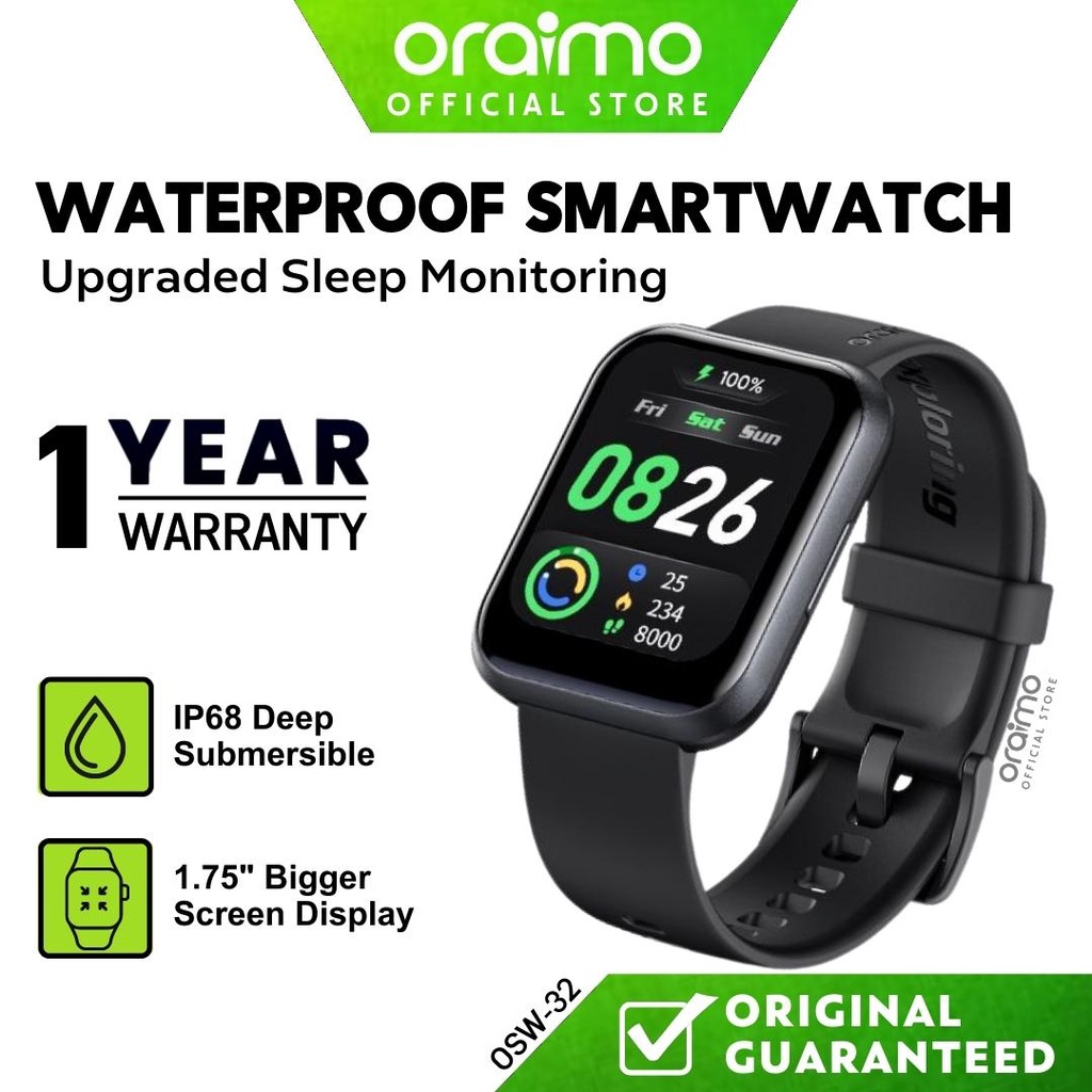 ORAIMO Smartwatch Waterproof IP68 Smartwatch Bluetooth Watch Ip OSW-32 ...