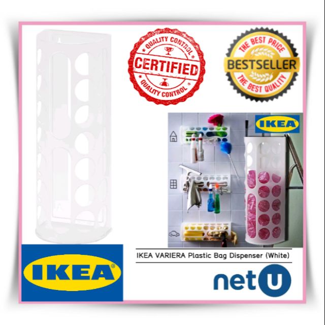 IKEA VARIERA Plastic Bag Dispenser (White) | Shopee Malaysia