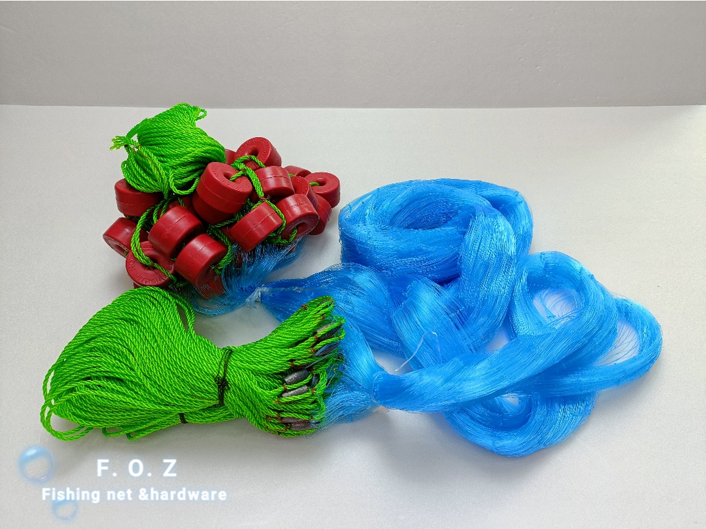 Jaring Pukat Ikan 0.30mm x 30MD x 7A Pukat Tangsi Biru Fishing Net ...