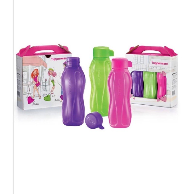 Tupperware Neon Mini Eco Bottle Set (310ml) | Shopee Malaysia