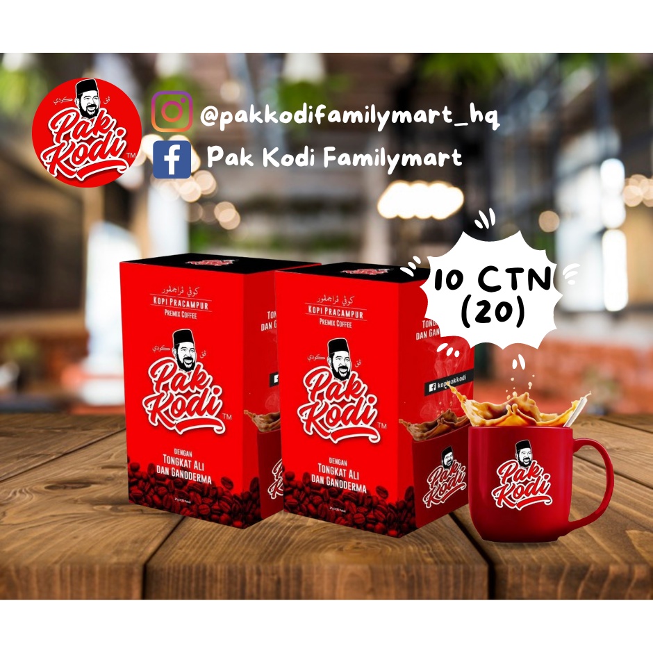 10 KARTON KOPI PAK KODI BOX HQ [ Original Coffee ] | Shopee Malaysia