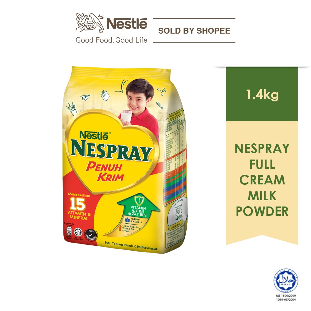 NESTLE NESPRAY Full Cream Softpack 1.4kg | Shopee Malaysia