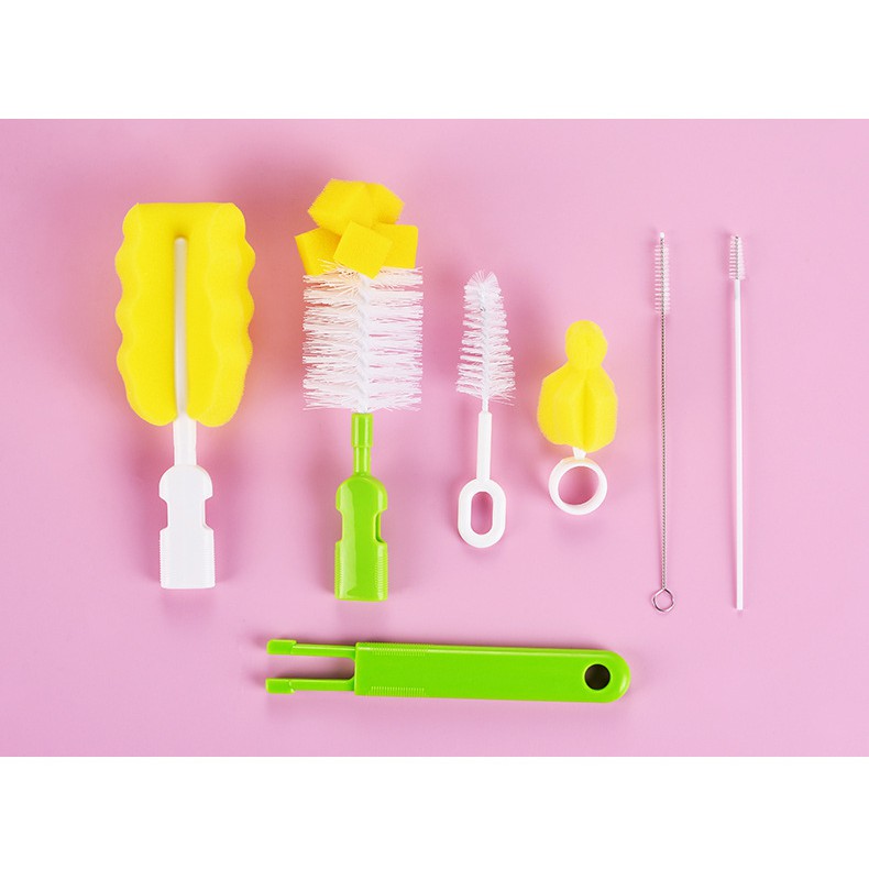 Baby Bottle Brush 1 Set (6pcs) Cleaning Brush Set | berus basuh botol ...