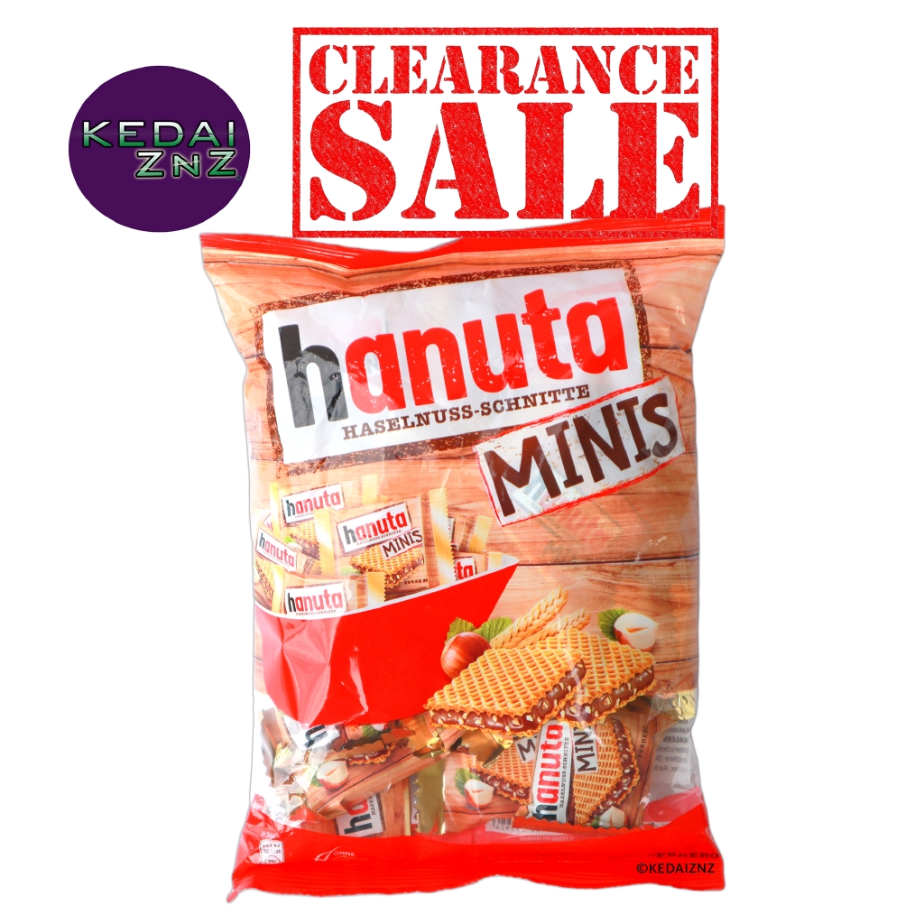Chocolate FERRERO Hanuta HAZELNUTS Wafer MINIS Bag 200g coklat | Shopee ...