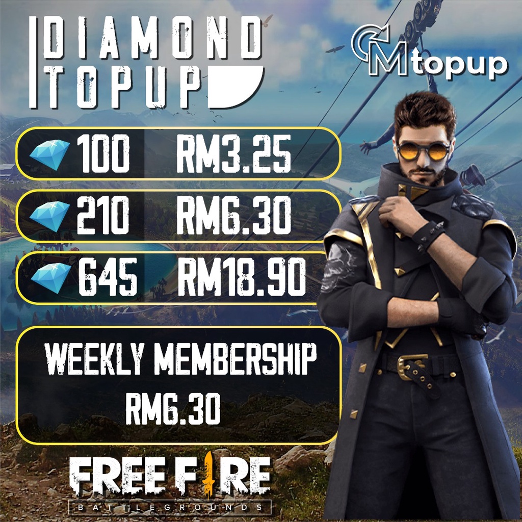 Free Fire Diamond Instant Topup (100% Legit) | Shopee Malaysia
