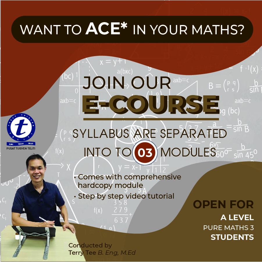 A LEVELS PURE MATHS 3 ECOURSE (English) | Shopee Malaysia